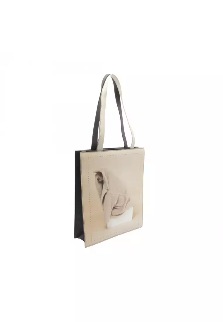 Max Mara Pre-Loved Max Mara Teddy Dog Shoulder bag tote bag leather ...
