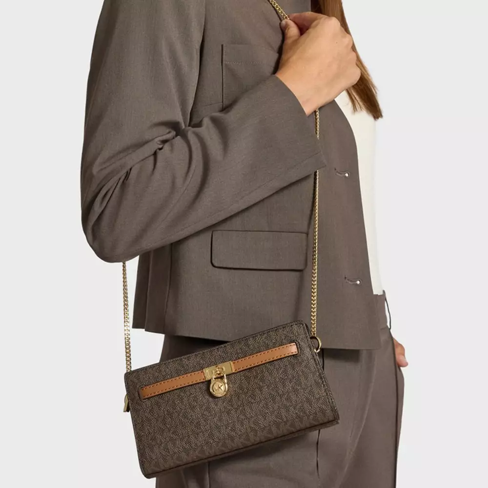 Jual Michael Kors Hamilton Moderne Extra-Small Signature Logo ...