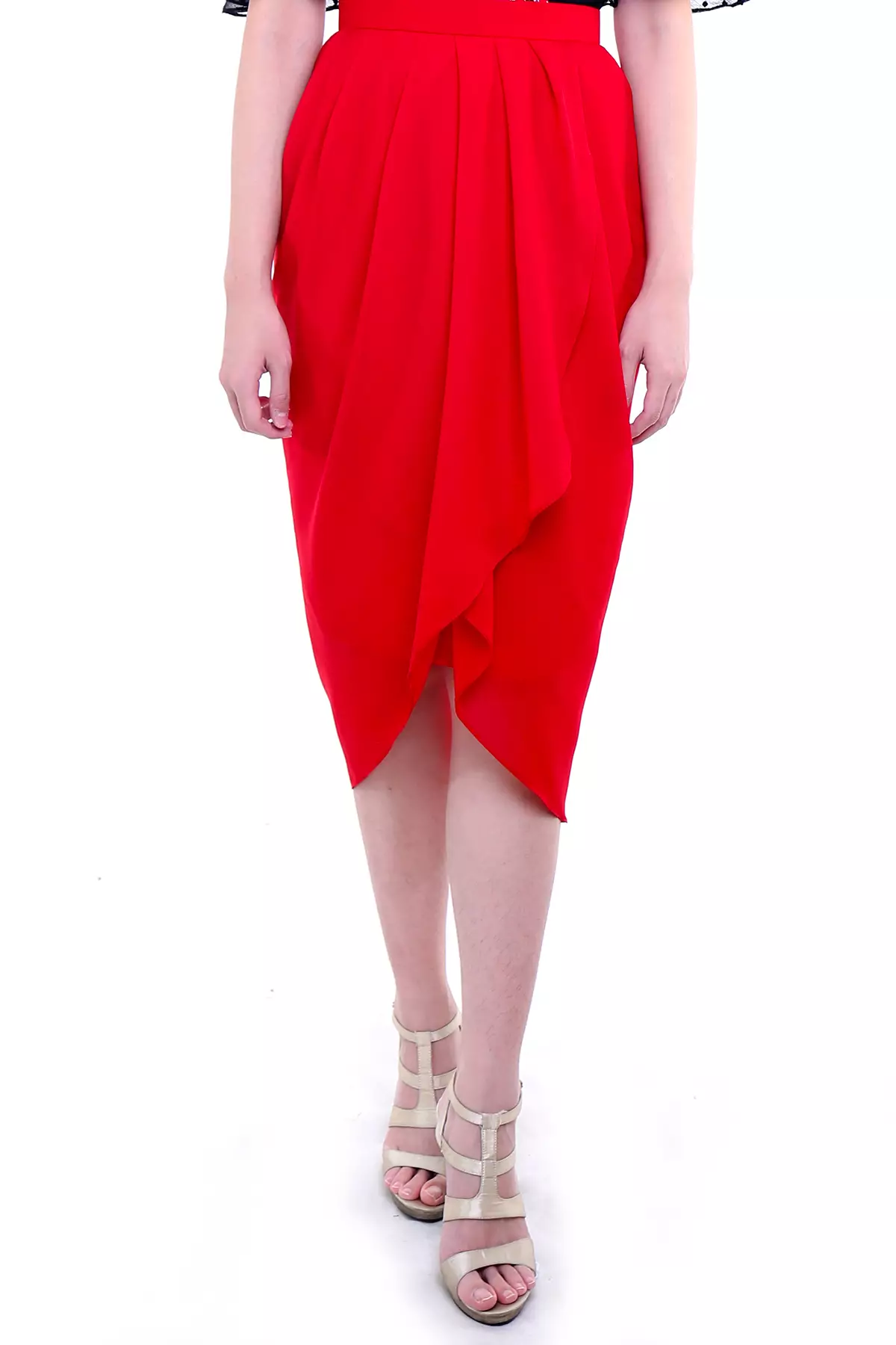 Jual DhieVine Batik Hiranya Jarik Merah Skirt Original 2025 | ZALORA ...