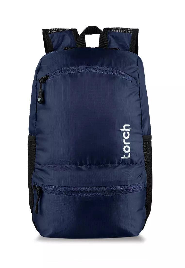 Jual TORCH.ID Torch Tata Navy Foldable Backpack Original 2025 | ZALORA ...