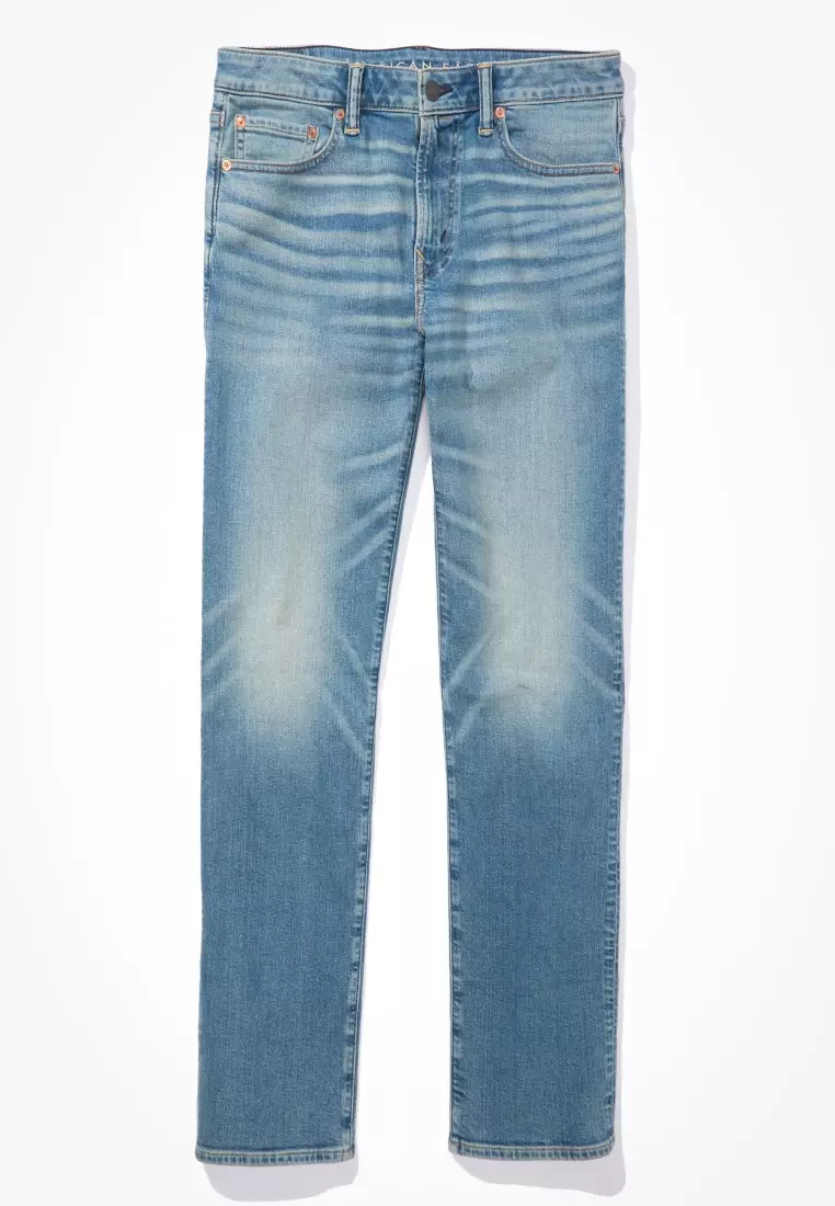 Buy American Eagle Mens Airflex Original Straight Jean 2024 Online