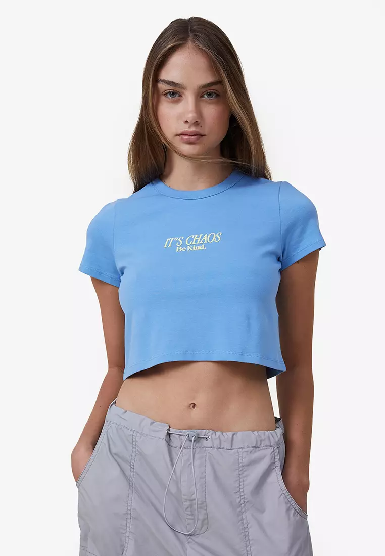 Jual Cotton On Micro Fit Graphic Tee Original 2025 | ZALORA Indonesia