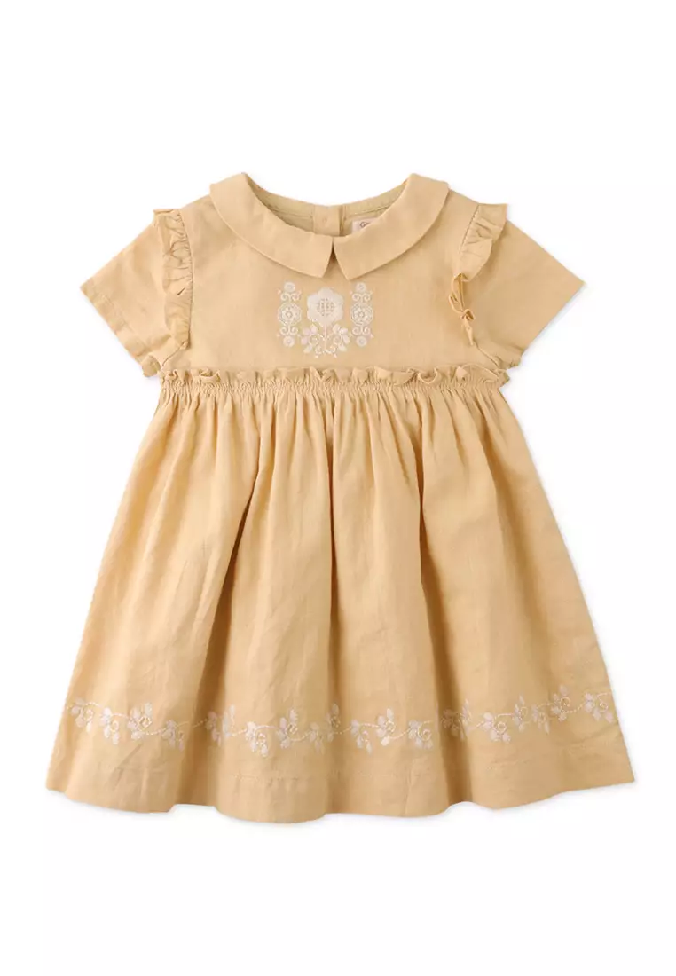 Buy Gingersnaps Baby Girls Embroidered Empire Cut Dress 2023 Online ...