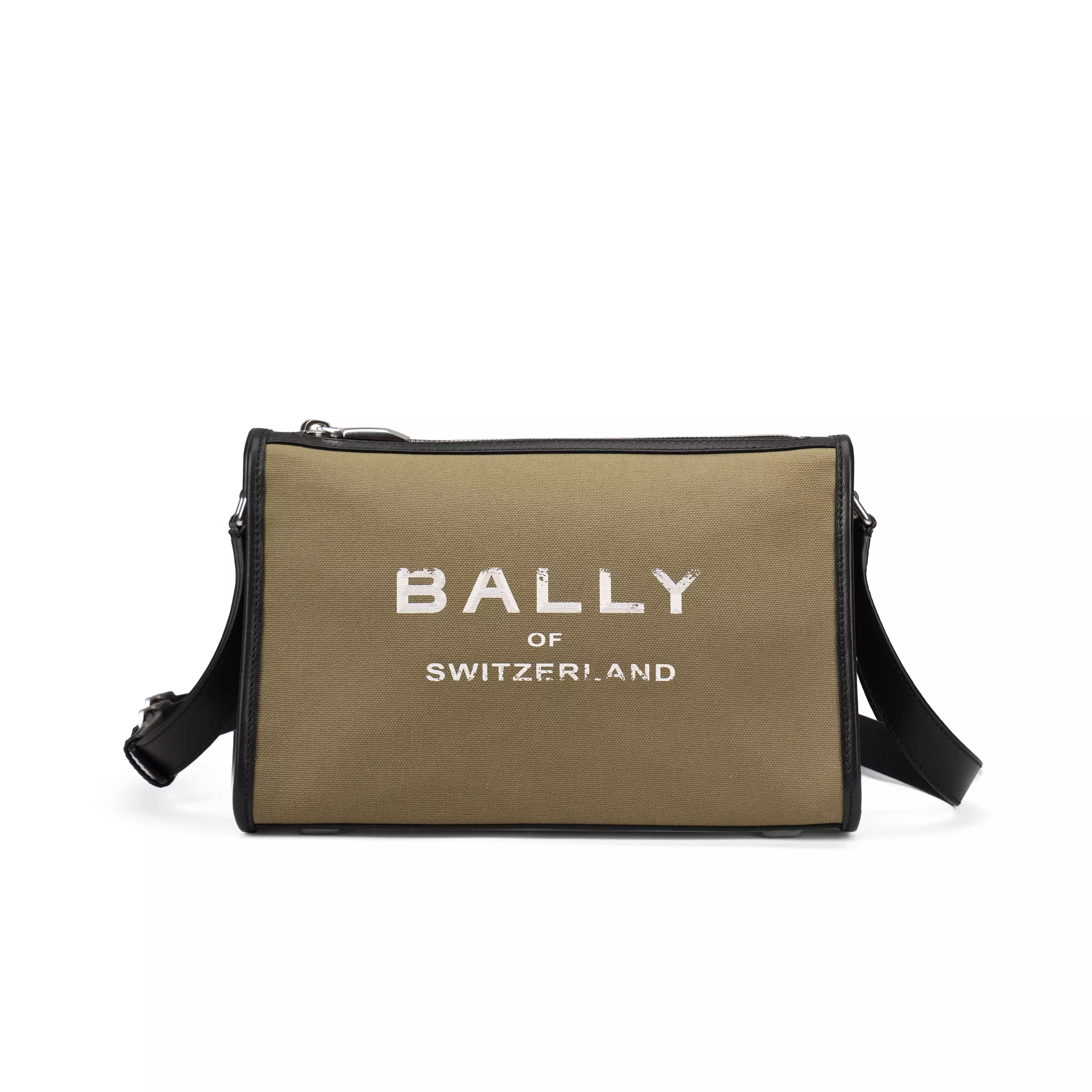 Jual Bally Bally Arkle Logo Crossbody Bag - Khaki Original 2025 ...