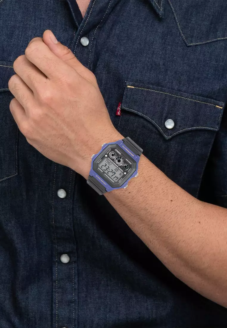 Buy Casio Digital Watches AE-1300WH-2AVDF 2025 Online | ZALORA