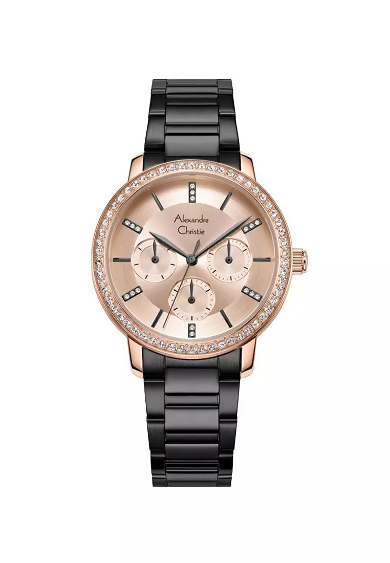 Jual Alexandre Christie Alexandre Christie Jam Tangan Pria - Black ...