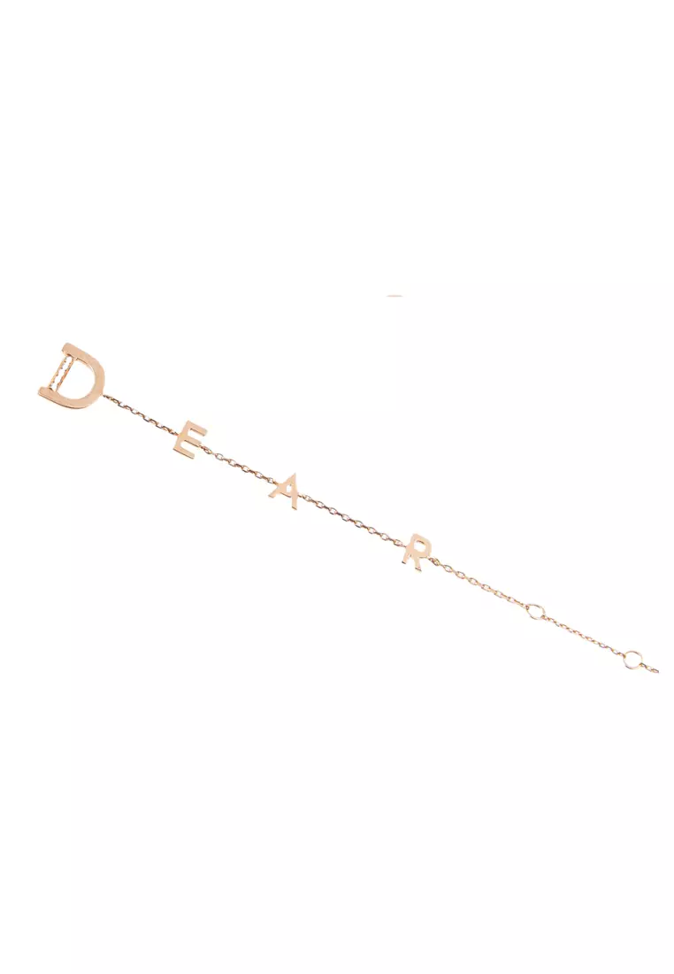 LITZ LITZ 18K White and Rose Gold Diamond Bracelet DB137 2024 | Buy ...