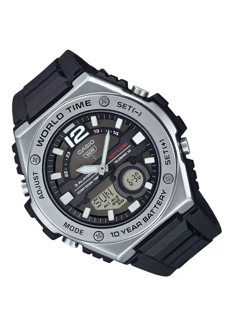 Buy Casio Digital Analog Watch Mwq 100 1a 2025 Online Zalora Philippines
