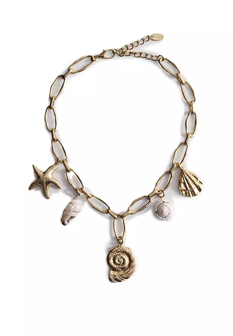 Jual Mango Shells Bead Necklace Original 2025 | ZALORA Indonesia