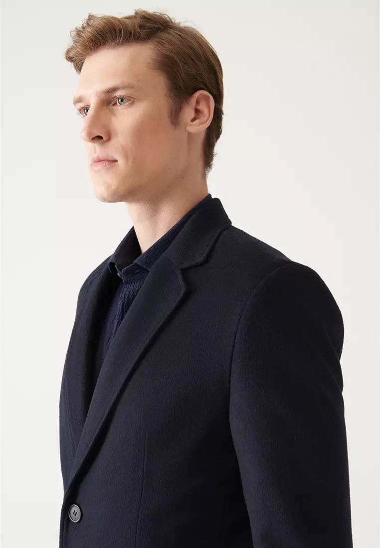 Jual Avva Wool Coat with Slit Original 2025 | ZALORA Indonesia