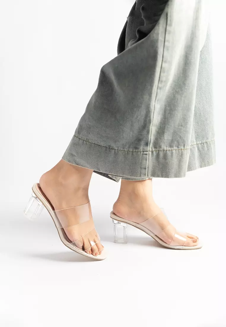 Buy Happy2U Jade Transparent Strap Sandals Online | ZALORA Malaysia