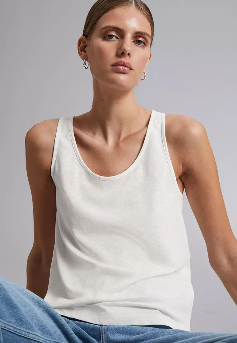 Buy And Other Stories Scooped Neck Top 2023 Online Zalora Philippines
