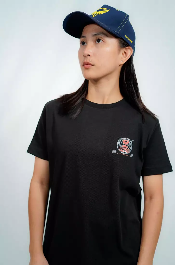 網上選購 TRITONI TRITONI 女式圓領印花短袖棉質 T 卹 2024 系列 | ZALORA香港