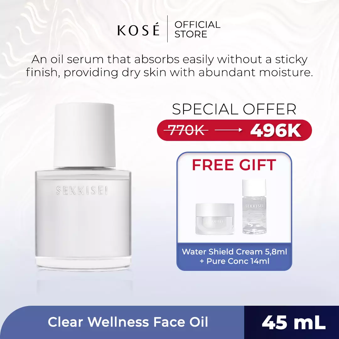 Jual Kose KOSE Sekkisei Clear Wellness Face Oil Treatment Original 2023 | ZALORA Indonesia