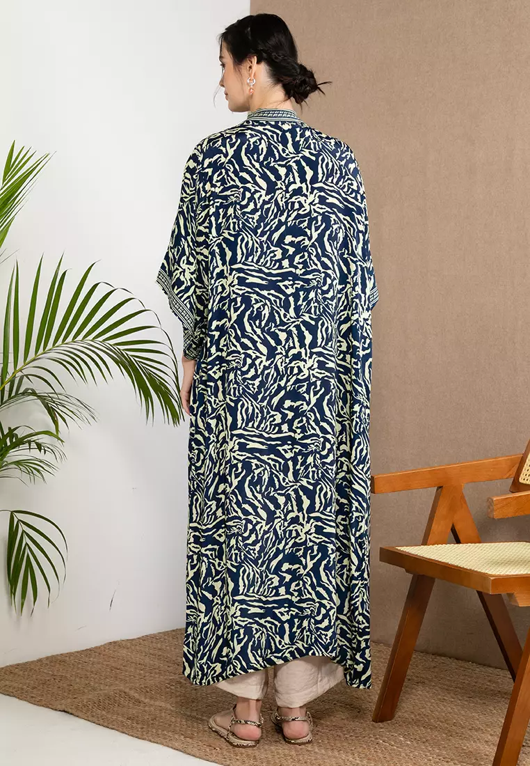 Buy Raja Rani Lifestyle Long Poly Silk Kimono Online | ZALORA Malaysia