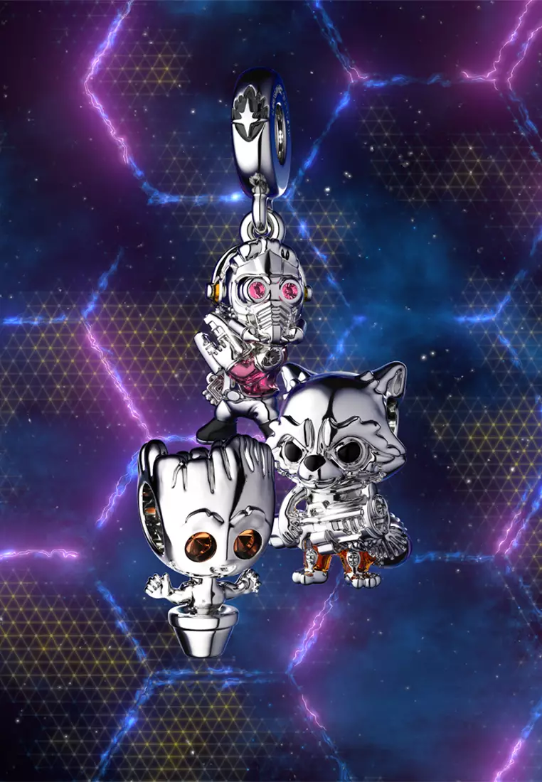 Buy PANDORA Pandora x Marvel Guardians of the Galaxy Dancing Groot ...