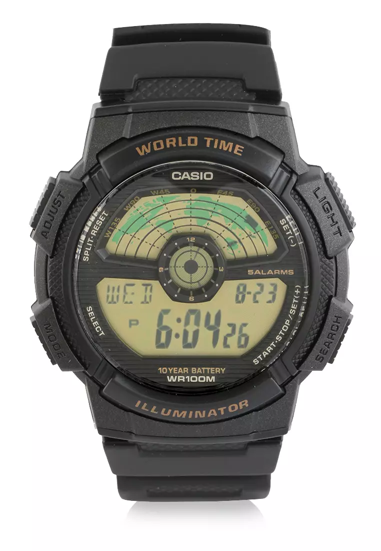 Buy Casio Men Digital Watches AE-1100W-1BVDF 2025 Online | ZALORA