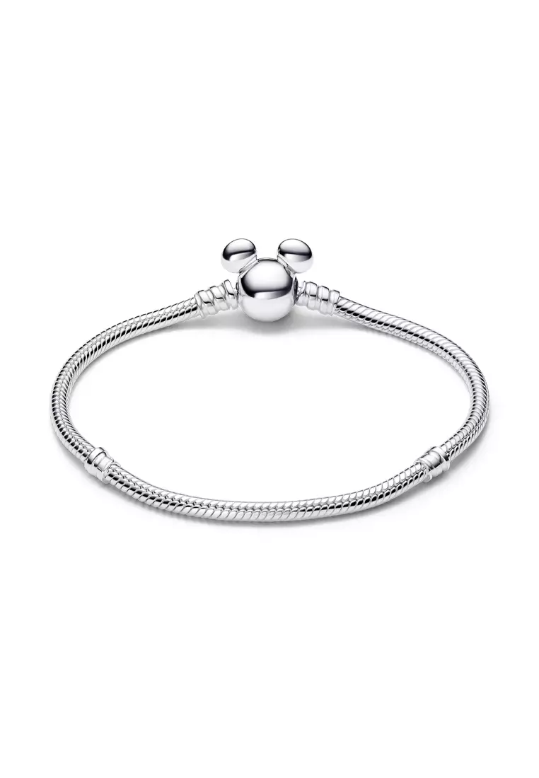 Buy PANDORA Pandora x Disney Mickey Mouse Clasp Moments Snake Chain ...