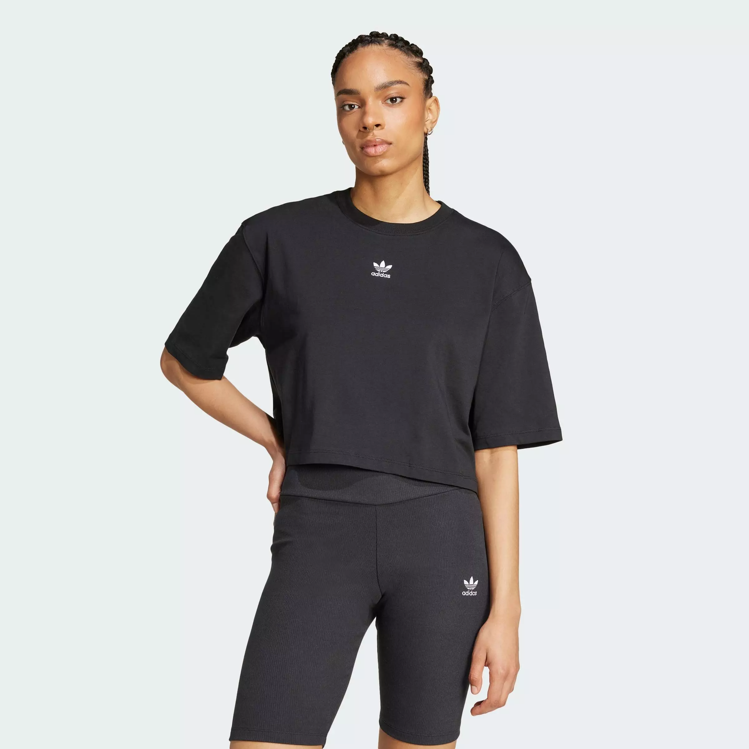 Buy ADIDAS Essentials Crop Tee 2026 Online | ZALORA Philippines