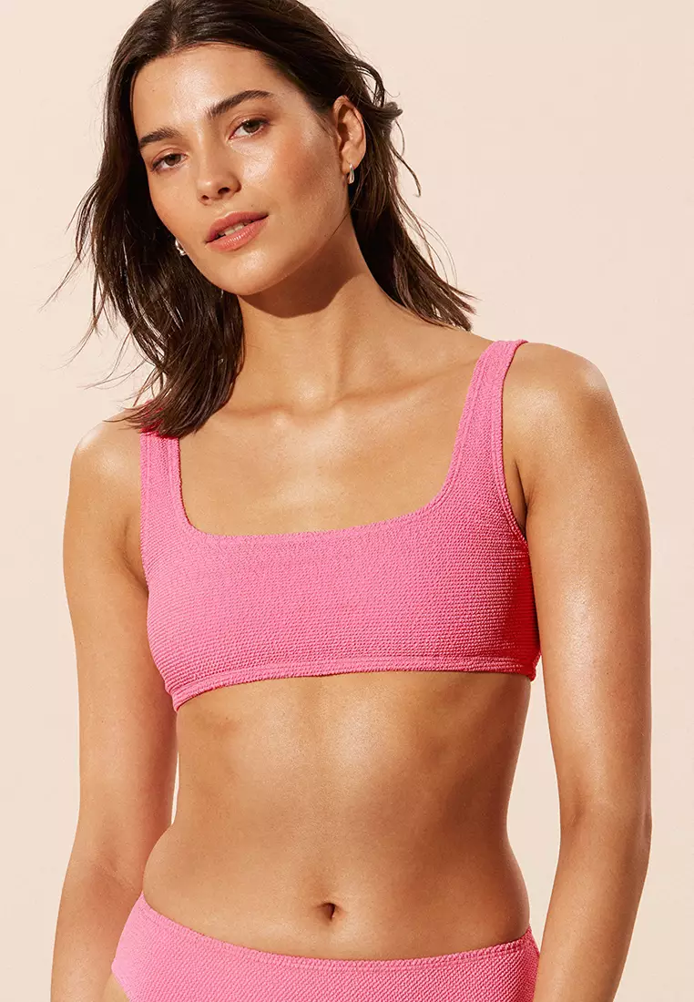 Buy & Other Stories Textured Square-Neck Bikini Top 2025 Online | ZALORA Philippines