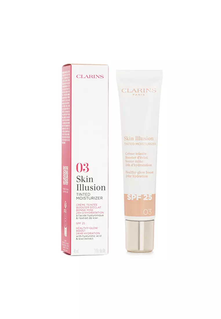 Buy Clarins CLARINS - Skin Illusion Tinted Moisturizer SPF 25 - # 3 ...