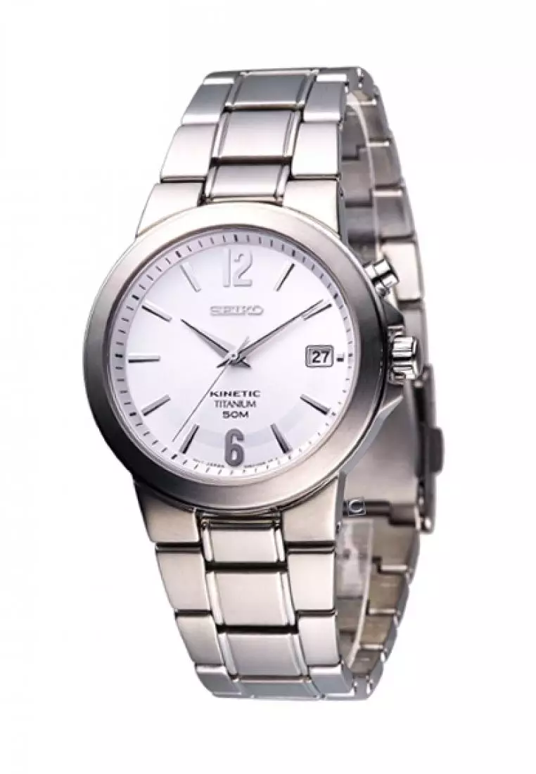 Jual Seiko SEIKO Kinetic Jam Tangan Pria SKA479P1 - Stainless Steel - Silver Original 2025 ...