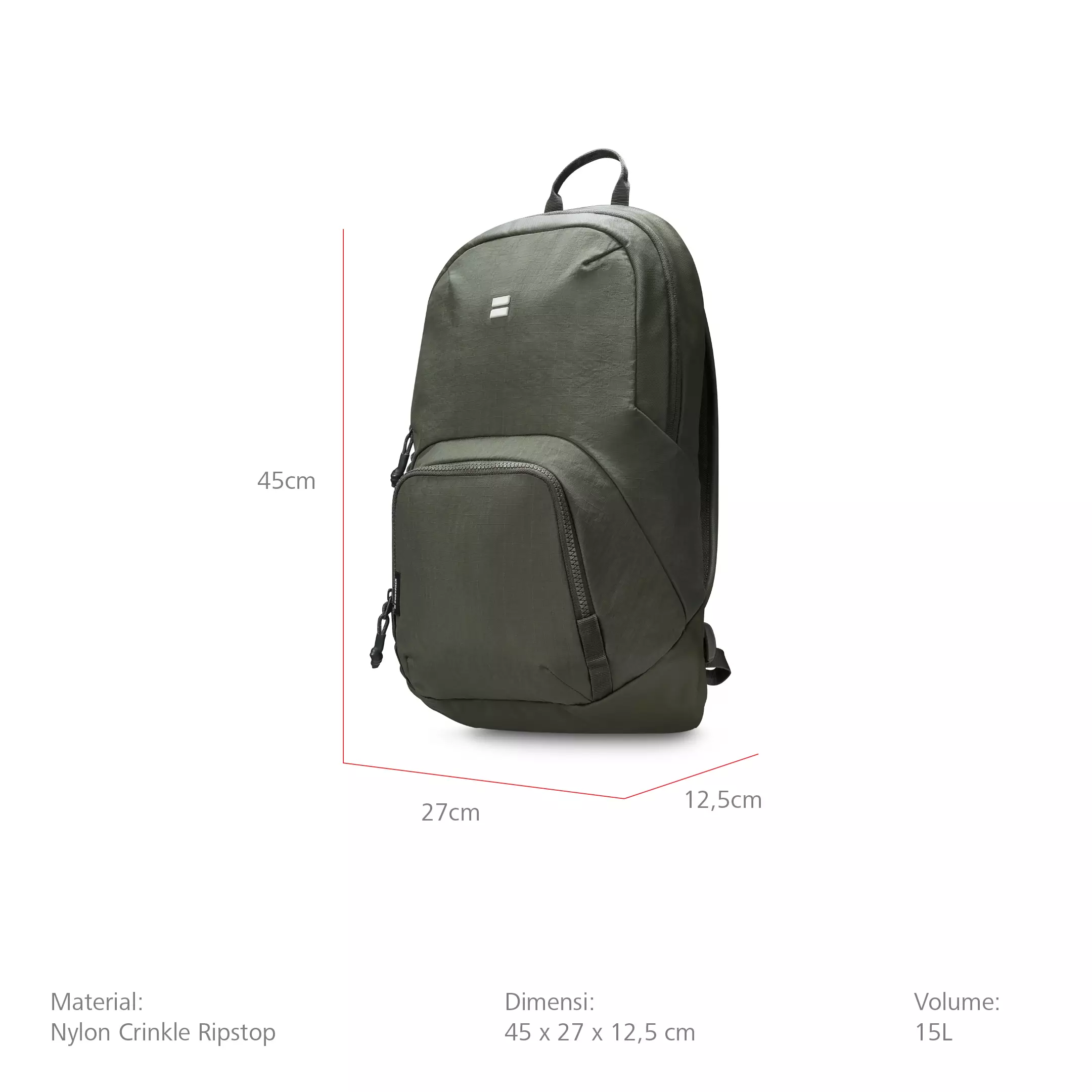 Jual Bodypack Tendent Laptop Backpack 15 Inch Tas Ransel Kerja Kuliah ...