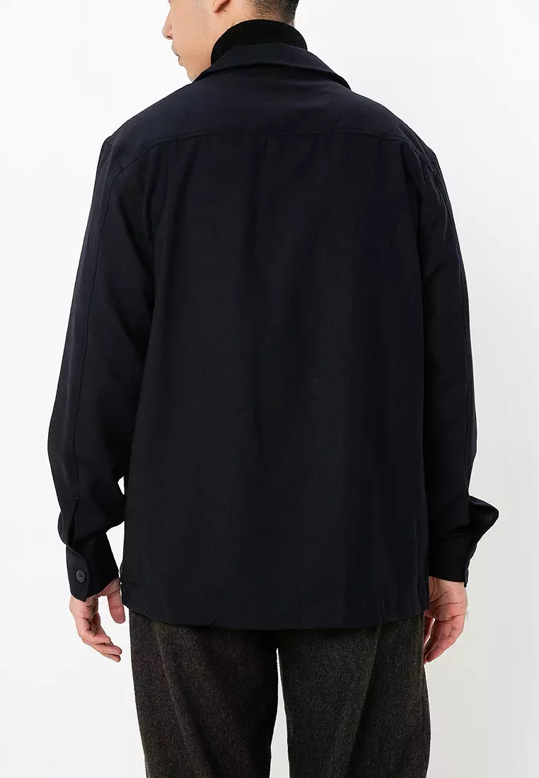 Massimo Dutti Regular Double Pocket Overshirt 2025 | Buy Massimo Dutti ...