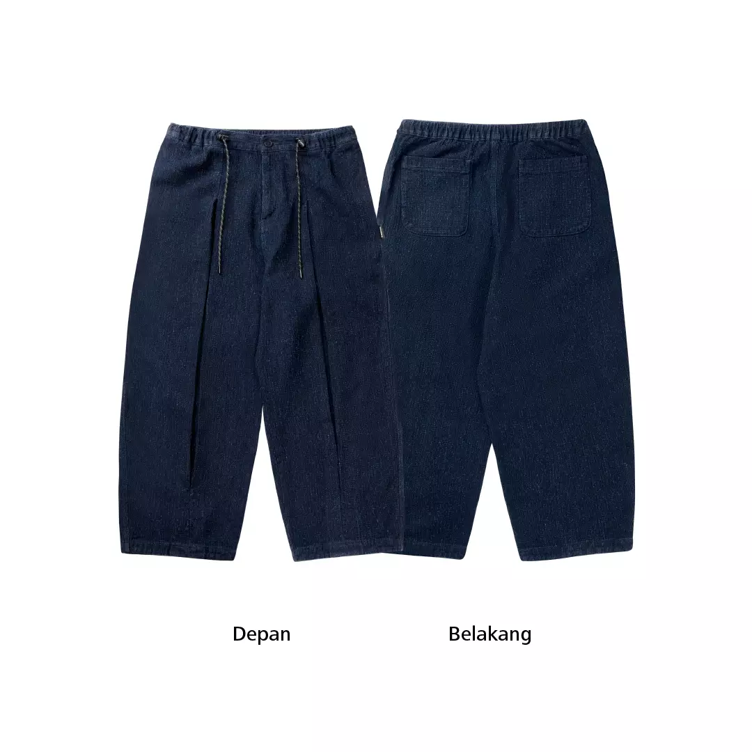 Jual Bodypack Tova Pants Wide Pants Celana Baggy Lebar Stylish - Navy ...