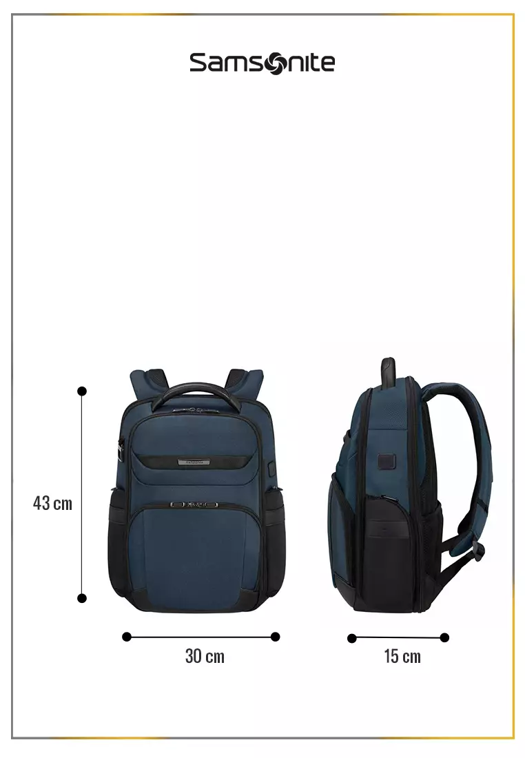 Jual Samsonite Samsonite Pro-DLX 6 Backpack 15.6" Slim - Blue Original ...