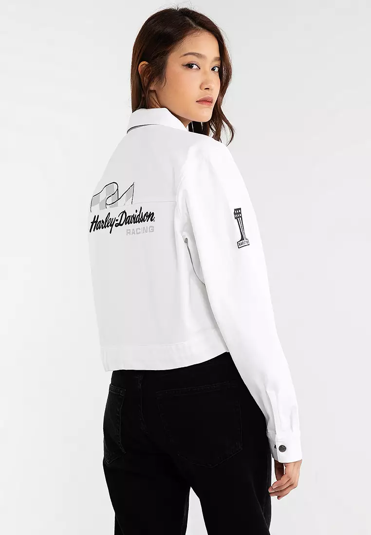 Buy Harley-Davidson Harley-Davidson #1 Racing Cropped Jacket 2025 ...