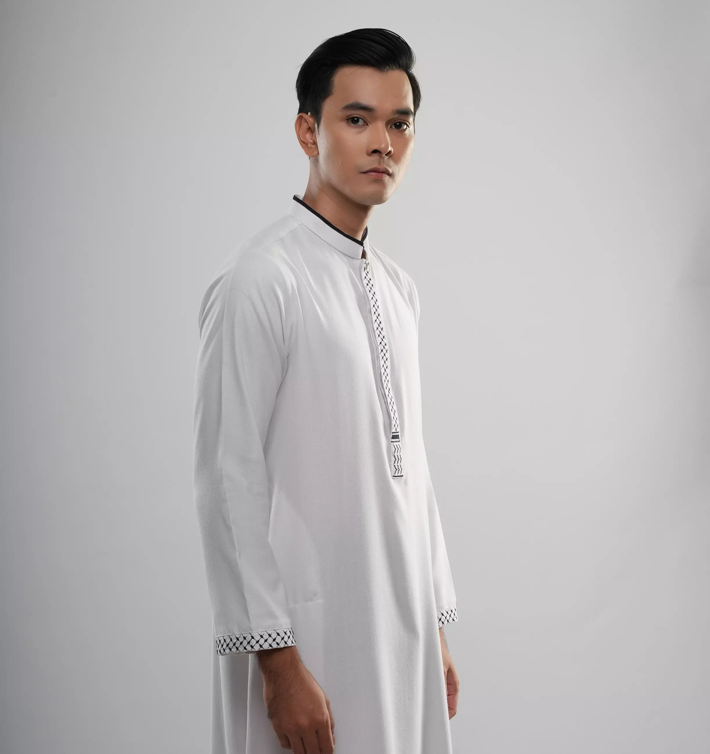 Jual FOXTON Foxton Jubah Pria Lengan Panjang - White Ezhar Original ...
