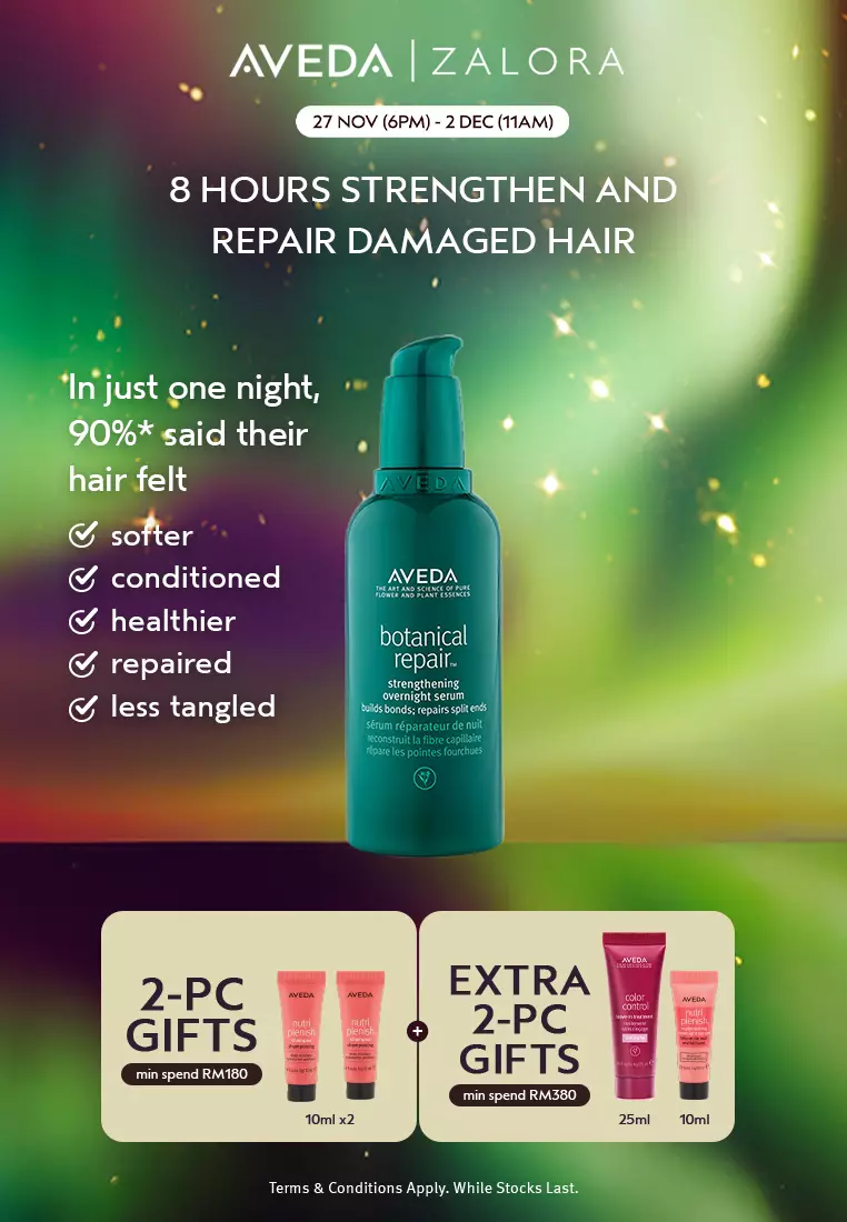 Buy AVEDA Aveda Botanical Repair™ Strengthening Overnight Serum 100ml Online | ZALORA Malaysia