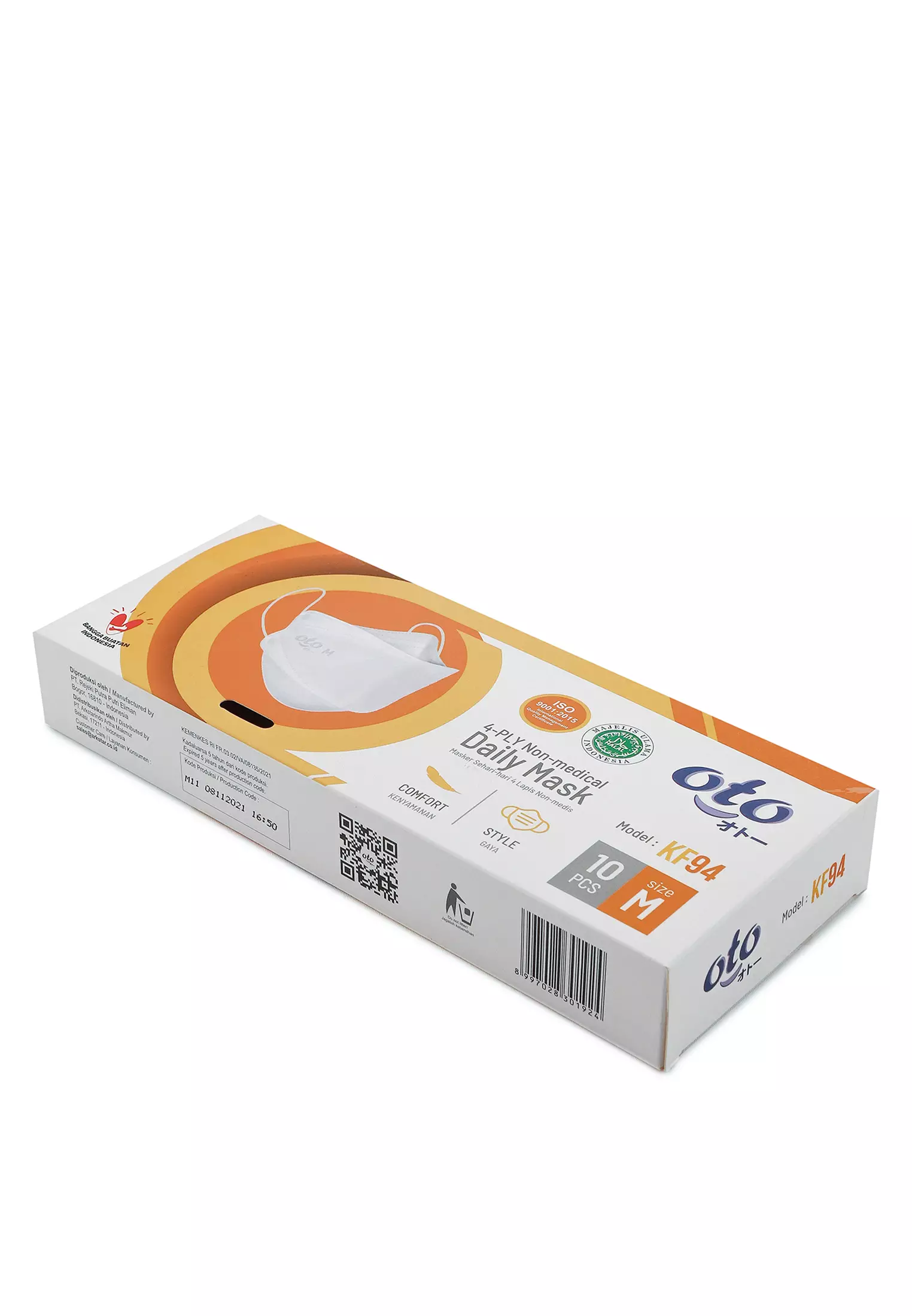 Jual OTO Diapers OTO Masker Wajah KF94 Earloop Face Daily Mask 4 lapis ...