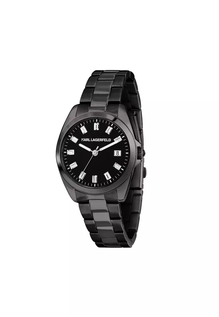 Buy KARL LAGERFELD 【2 Years Warranty】KARL LAGERFELD 35mm Women's Black ...