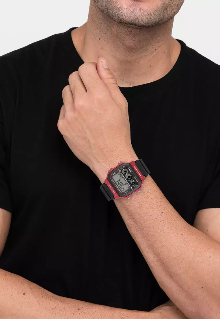 網上選購 Casio 男士電子手錶 AE-1300WH-4AVDF 2025 系列 | ZALORA香港