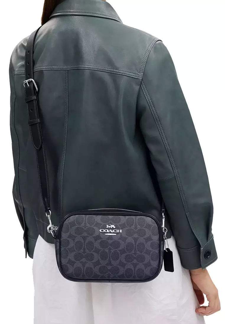 線上選購 Coach Coach Jamie Camera Bag In Signature Canvas in Denim ...