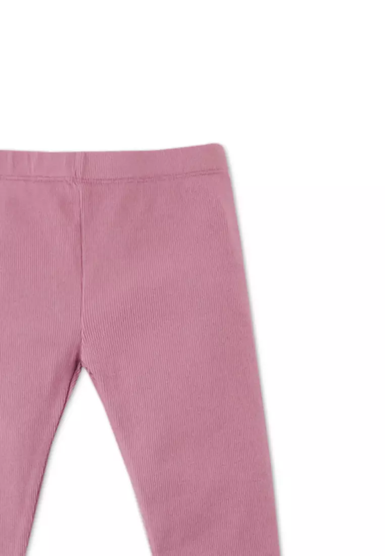 Buy Gingersnaps Girls Ribbed Leggings With Lettuce Edge 2025 Online ...