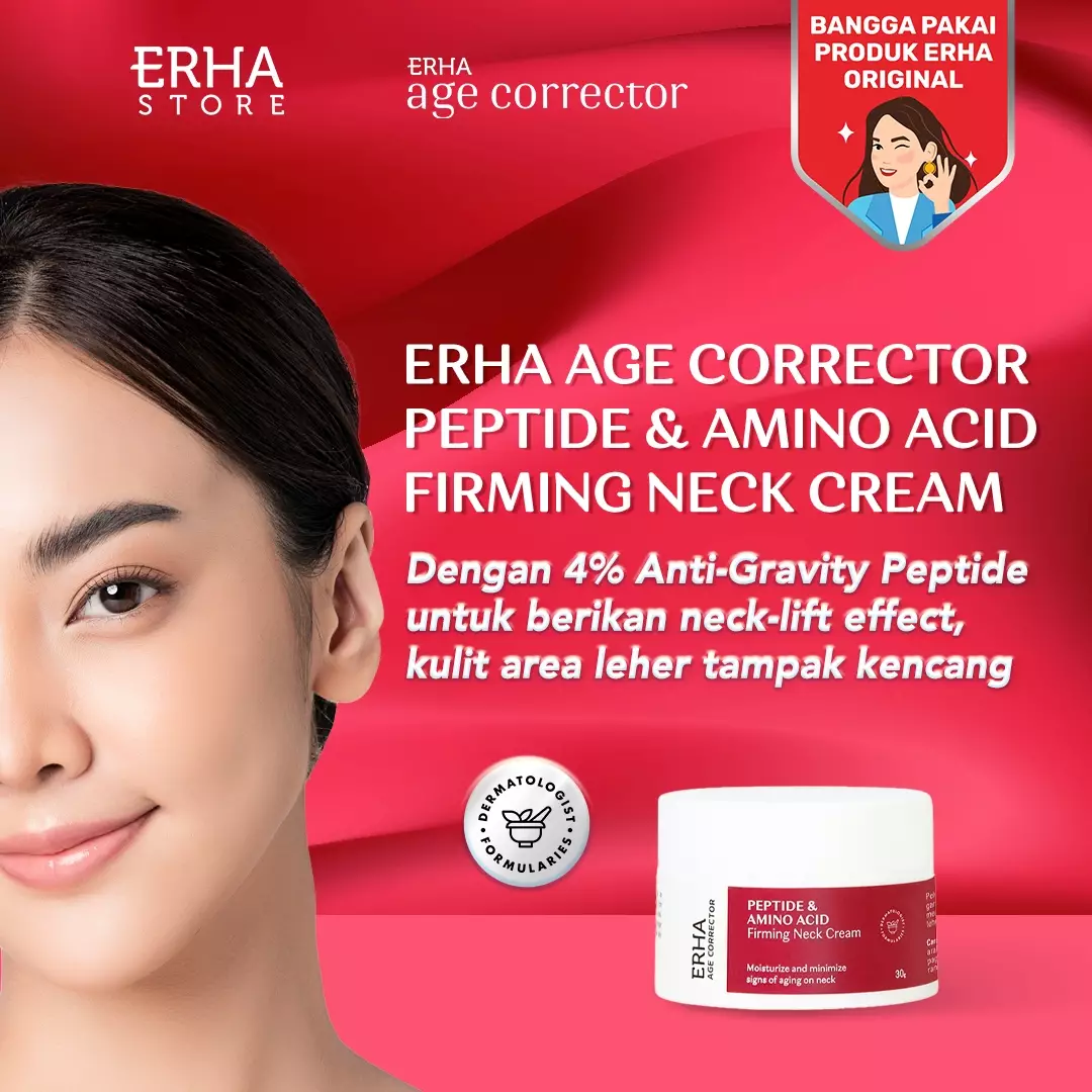 Jual Erha ERHA Age Corrector Peptide & Amino Acid Firming Neck Cream ...