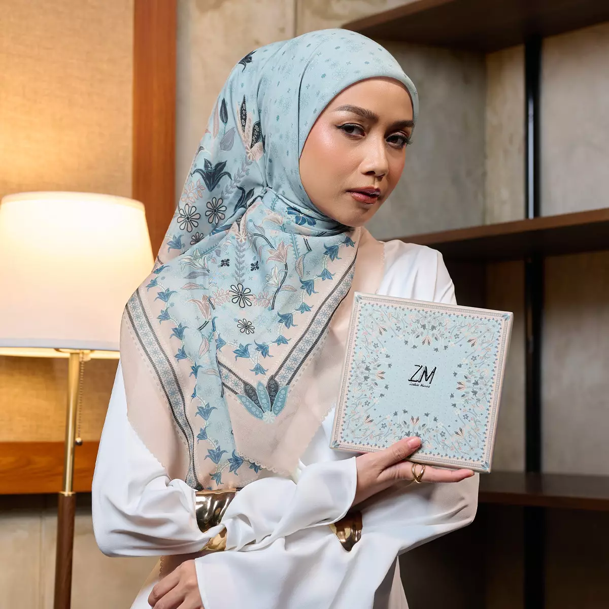 Jual ZM [INCLUDE PREMIUM HARD BOX] ZM Zaskia Mecca - Scarf Primadona ...