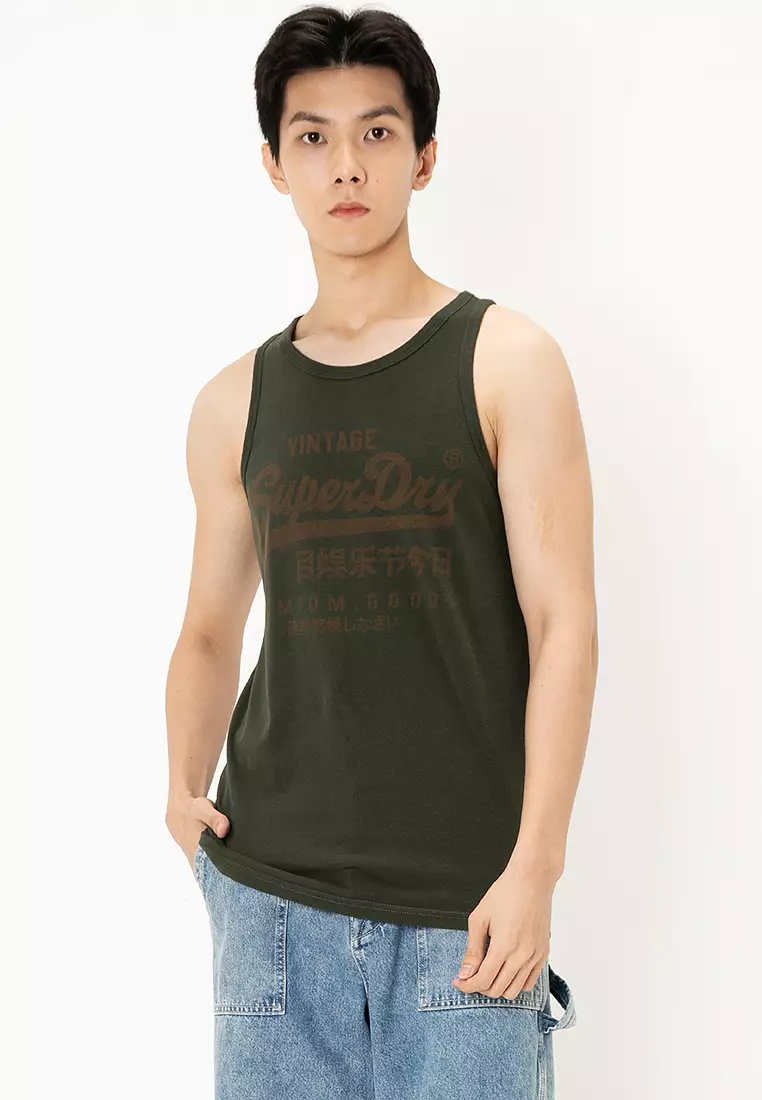 Buy Superdry Classic Vl Heritage Tank Top 2025 Online | ZALORA Philippines