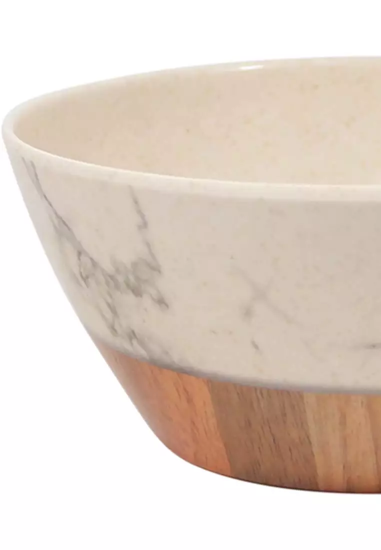 Buy Slique Slique Premium Melamine Dinner Bowl 5in - Bamboo Design ...