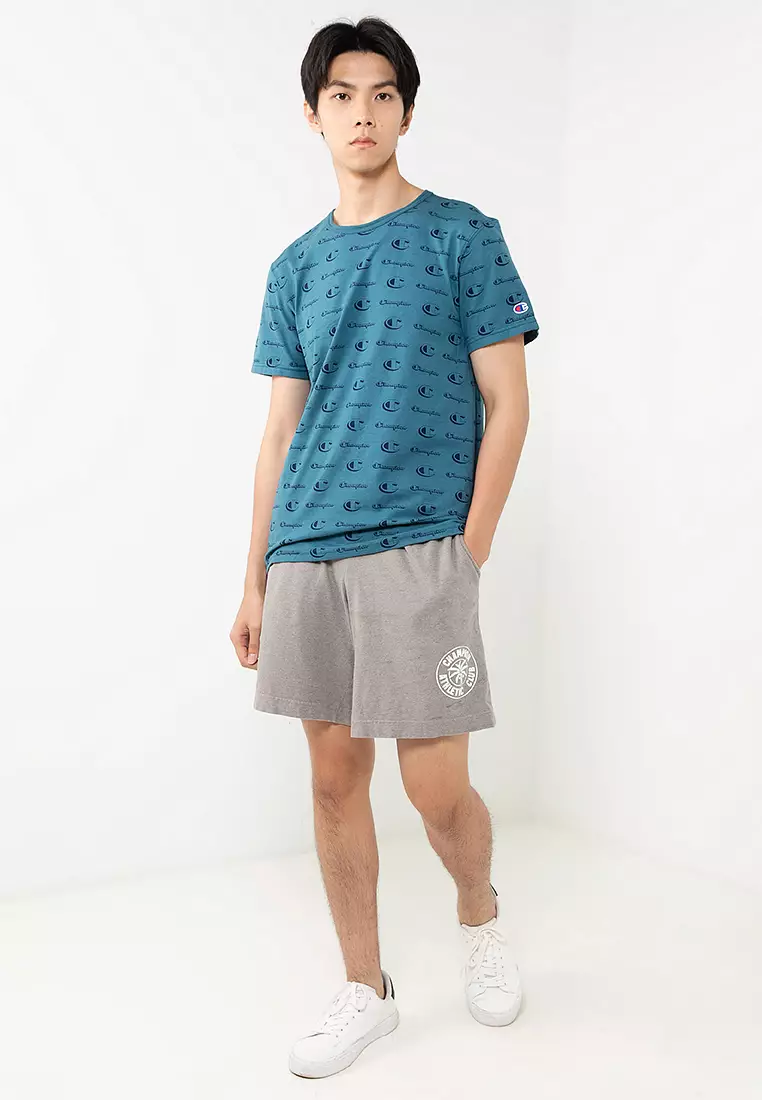 Buy Champion Logo Monogram Print T-Shirt 2025 Online | ZALORA