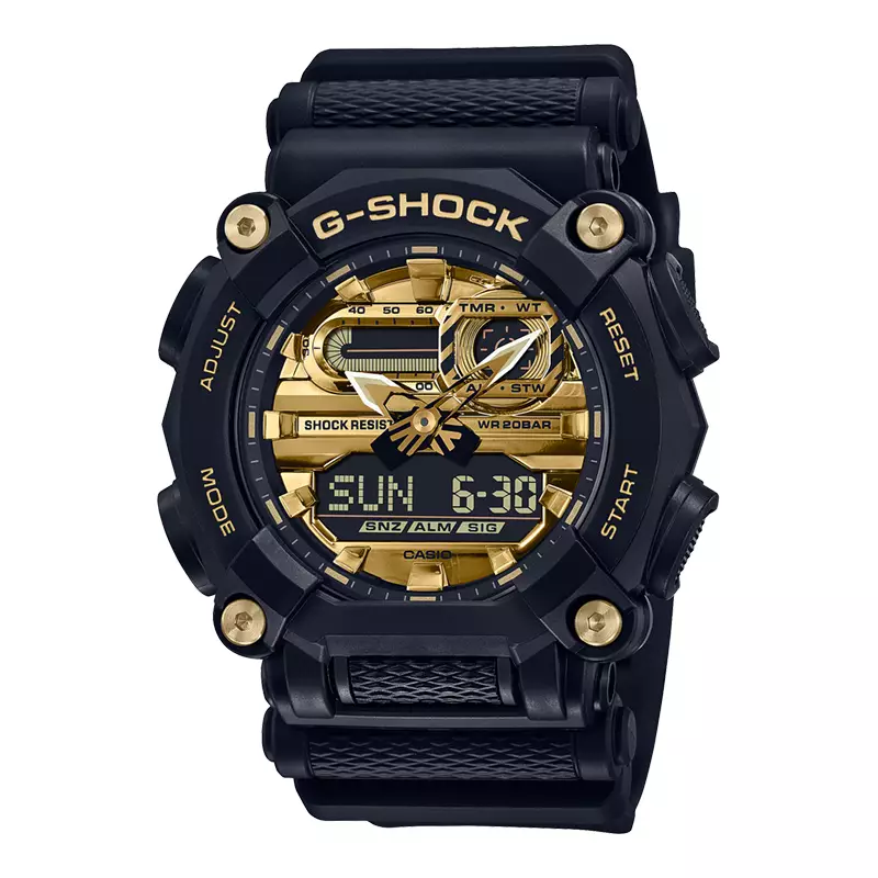 Jual CASIO Jam Tangan Pria Casio G-Shock GA-900AG-1ADR Garish Gold ...