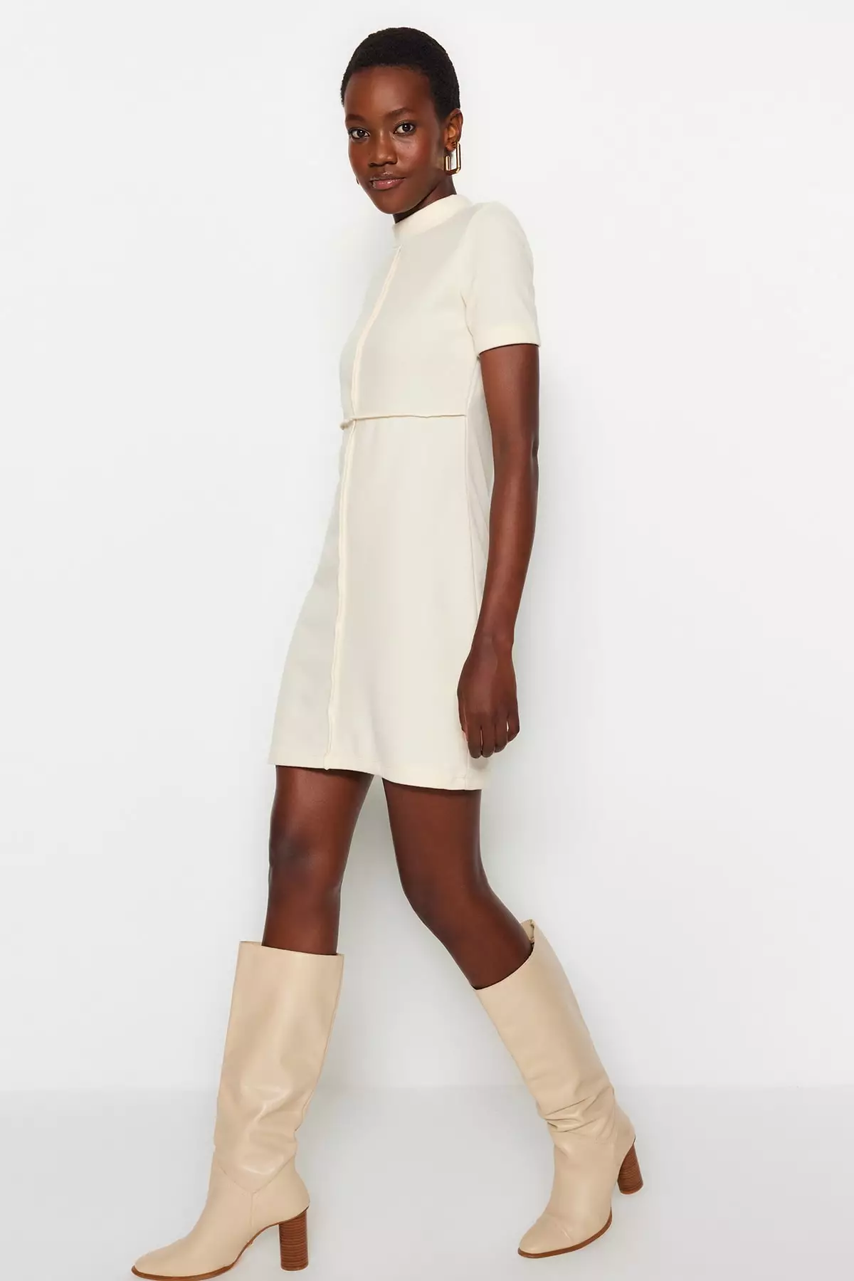 Buy Trendyol A-Line Formal Knitwear Mini Dress 2026 Online | ZALORA