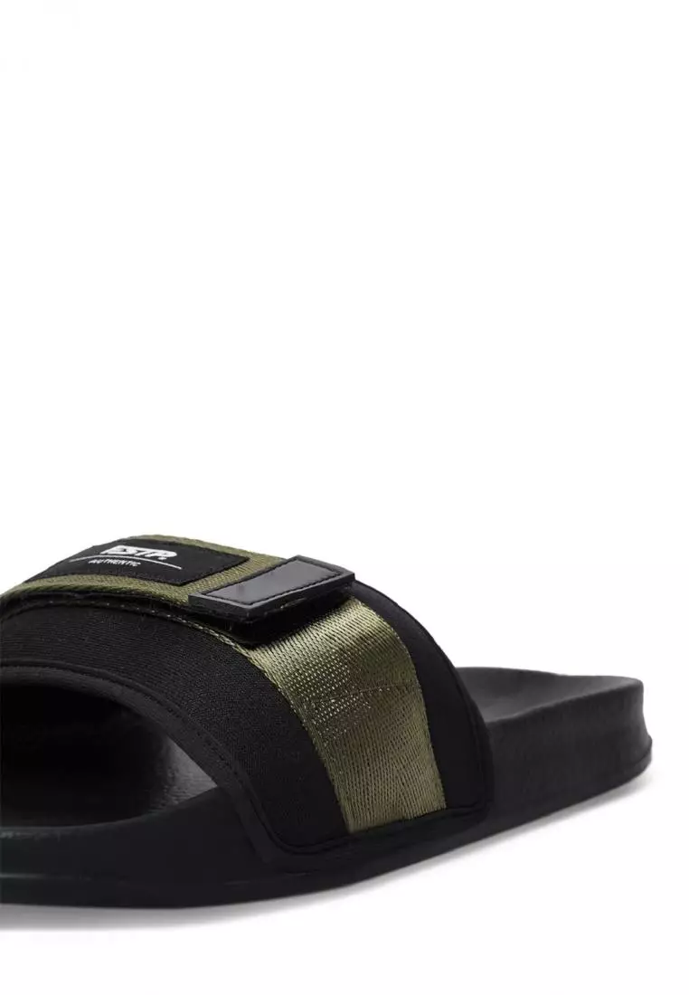 Jual Foot Step Sandal Pria Slide Footstep Footwear - Volta Green Army ...