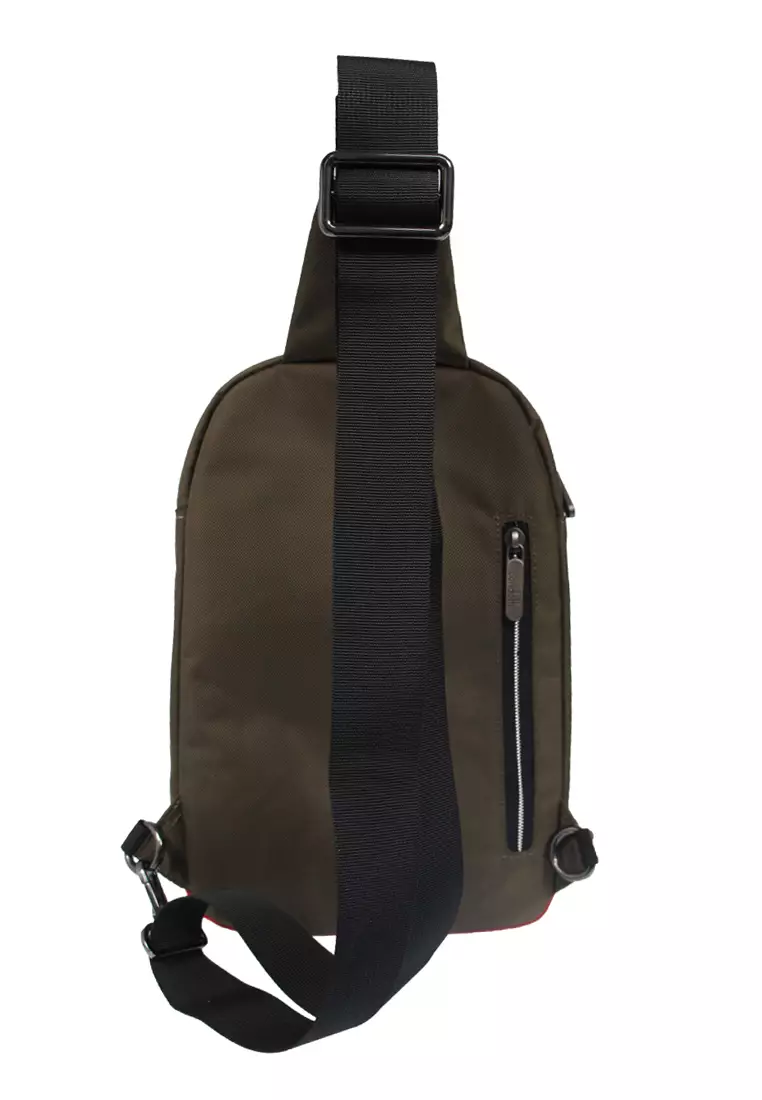 Jual Condotti Condotti Chest Bag C-83551 Coffee/Red Original 2025 ...