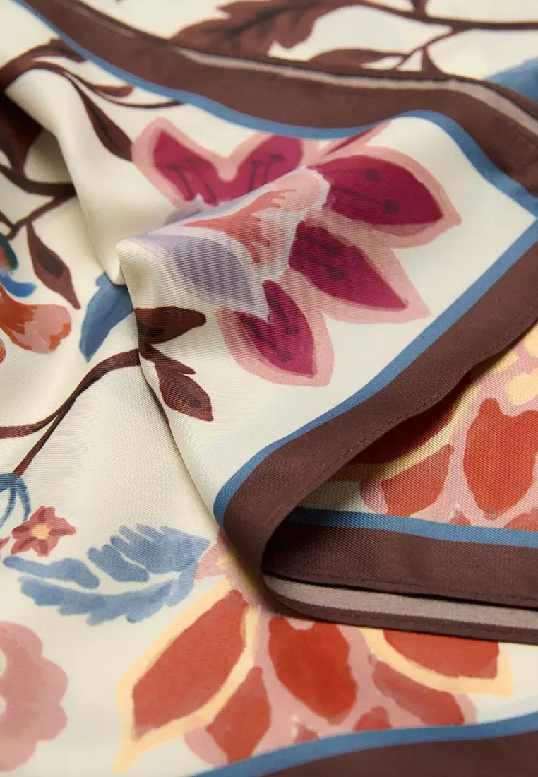 Buy Mango Floral Print Scarf 2026 Online | ZALORA