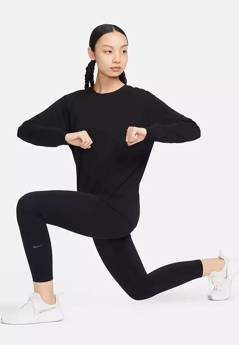 Buy Nike Nike One Relaxed Dri-Fit Long Sleeve Top 2025 Online | ZALORA ...