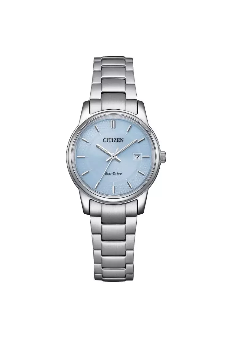 Buy Citizen Citizen Eco-Drive Blue Dial Silver Stainless Steel Strap Women Watch EW2318-73L 2025 ...